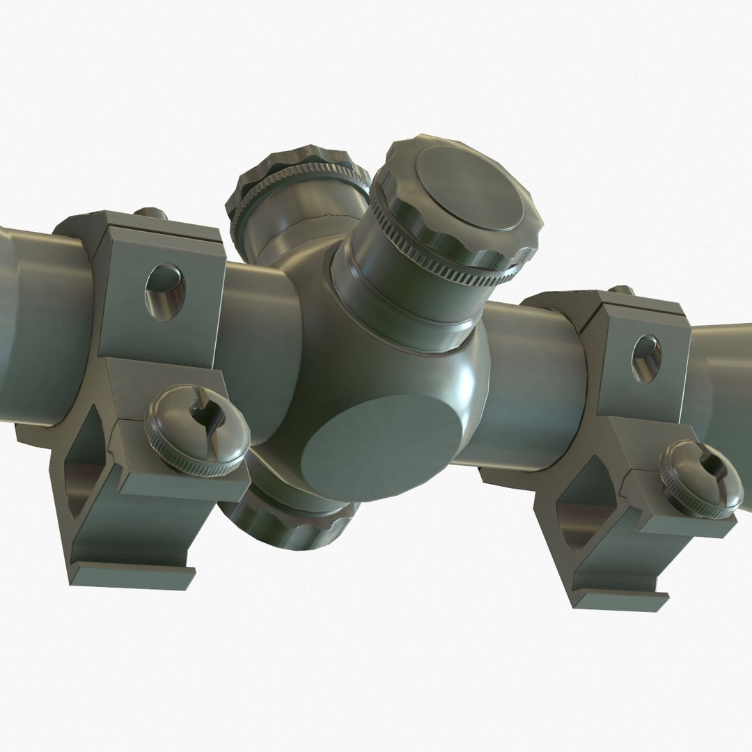 3d Optical Scope Normal Maps