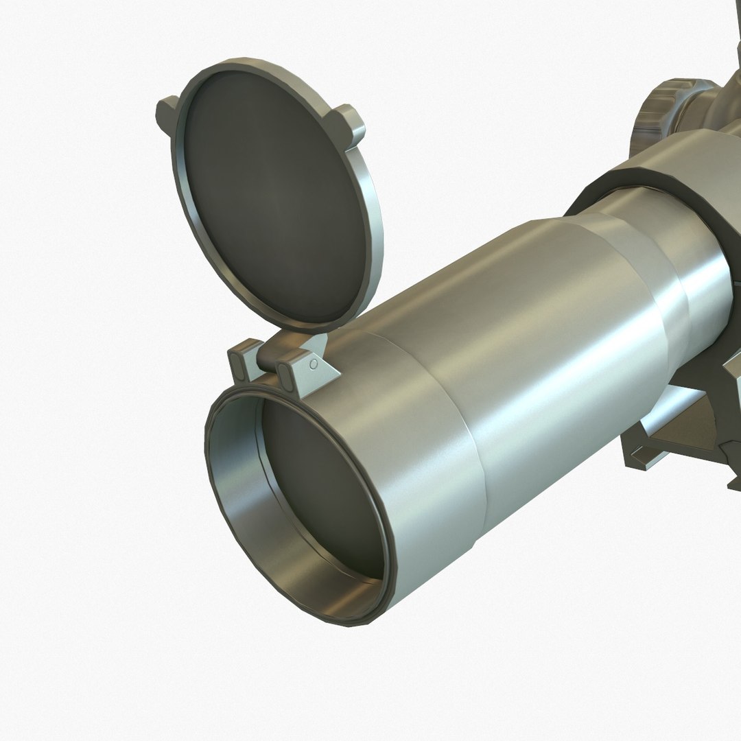3d Optical Scope Normal Maps