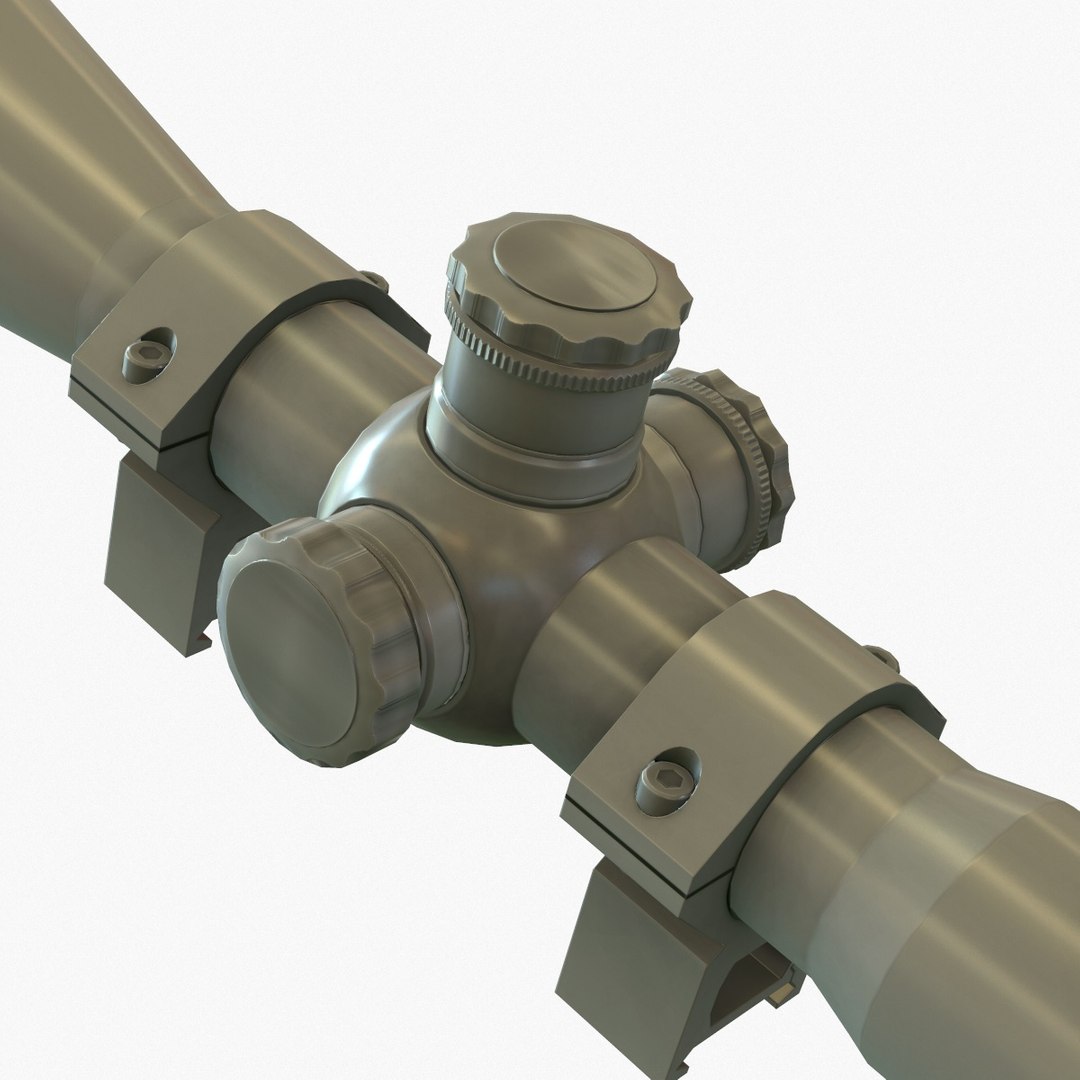 3d Optical Scope Normal Maps