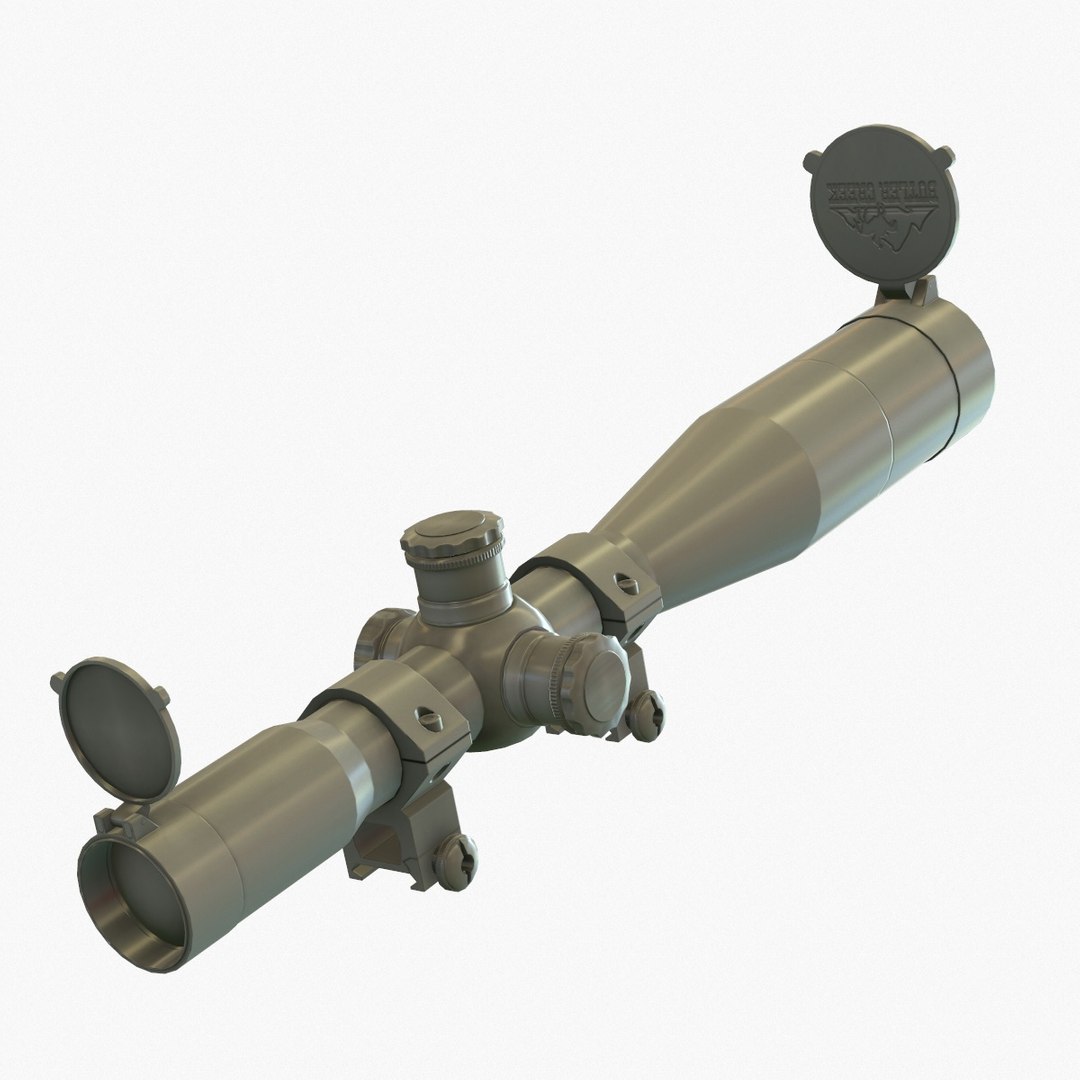 3d Optical Scope Normal Maps