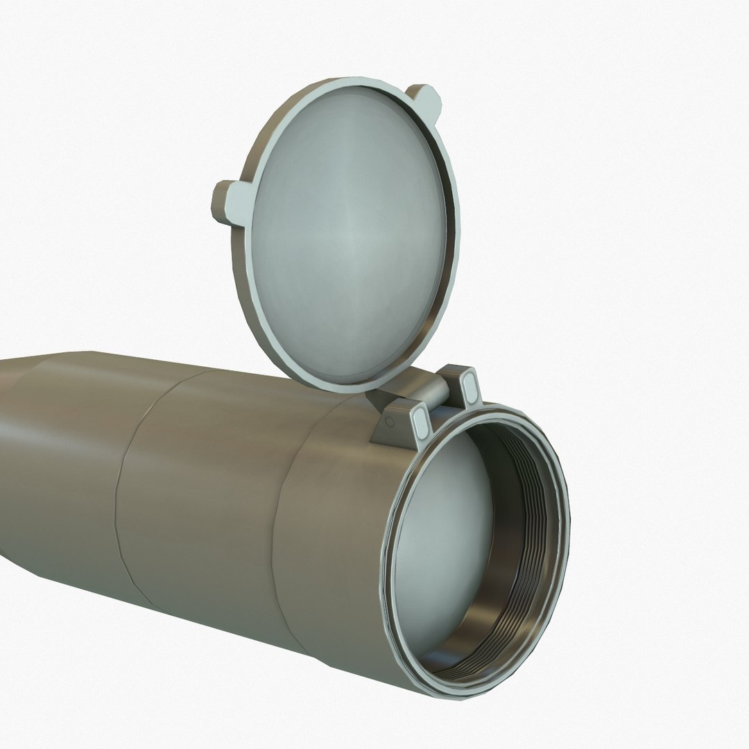 3d Optical Scope Normal Maps