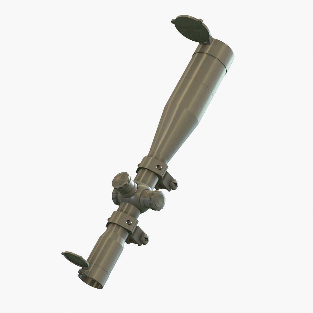 3d Optical Scope Normal Maps