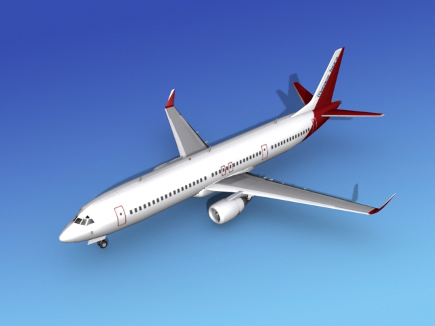 737-900er 737 Airplane 737-900 3d Max