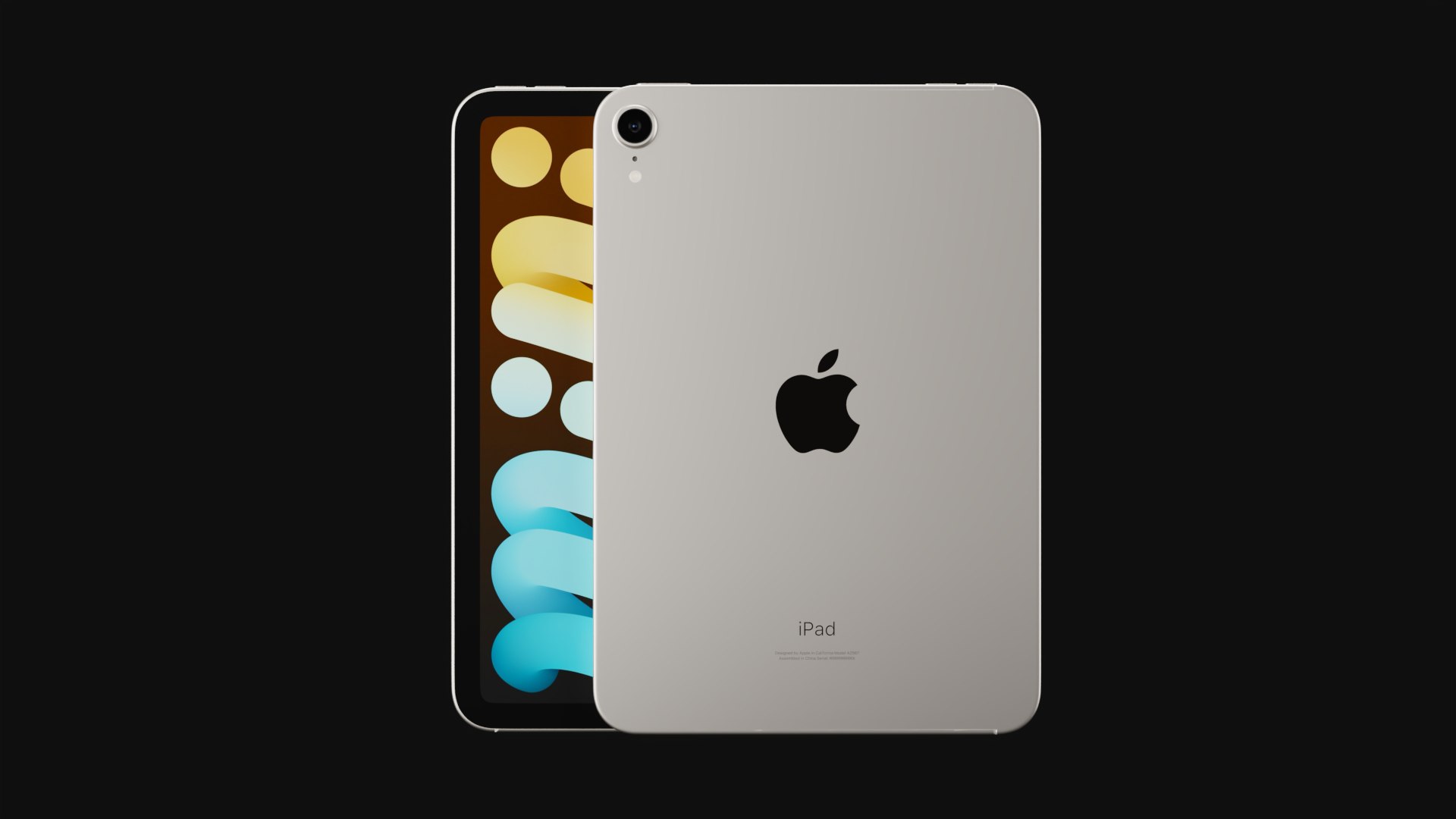 3D Apple IPad Mini 6 2021 In Official Colors And Design Model ...