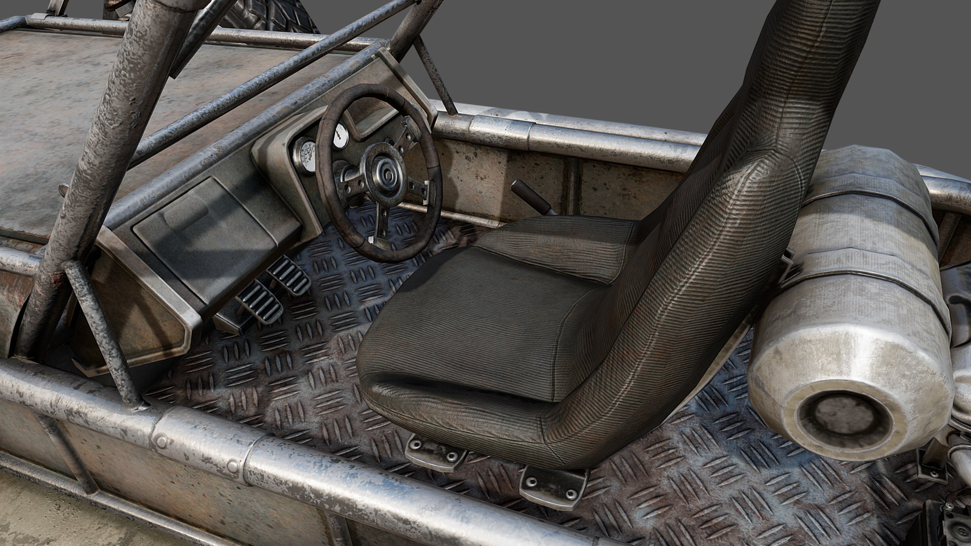 3D Buggy Pbr Vehicle Model - TurboSquid 1349562