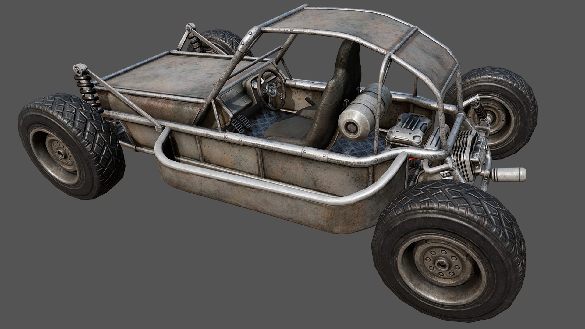 3D Buggy Pbr Vehicle Model - TurboSquid 1349562