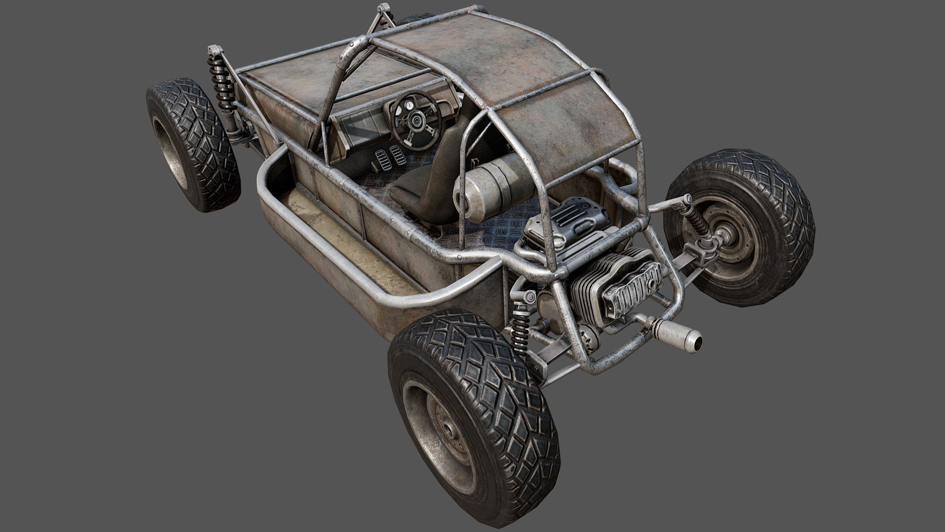 3D Buggy Pbr Vehicle Model - TurboSquid 1349562