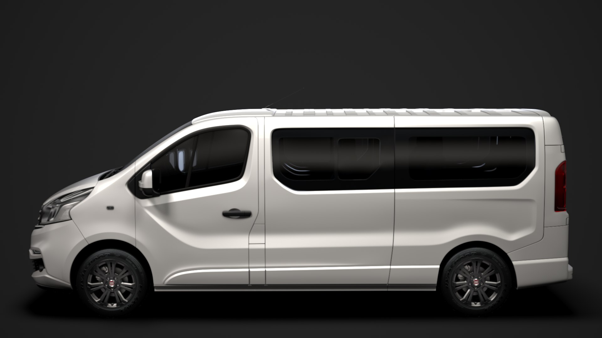 3D Model Fiat Talento Minibus Spaceclass - TurboSquid 1438042