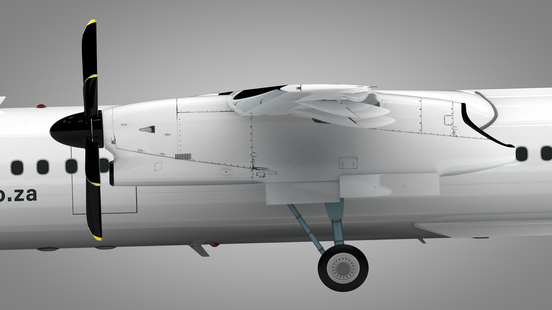 Cemair Bombardier DHC-8 Q400 Dash 8 L1577 3D Model - TurboSquid 1822714