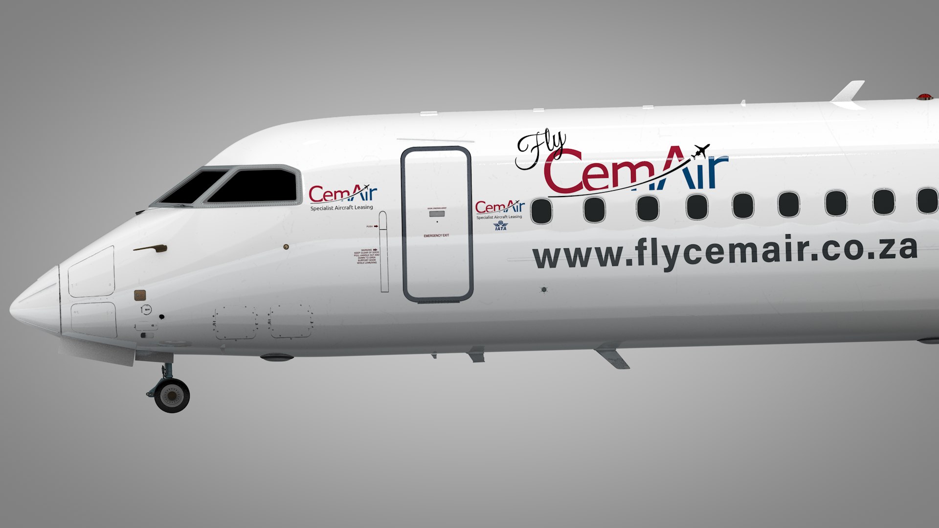 Cemair Bombardier DHC-8 Q400 Dash 8 L1577 3D Model - TurboSquid 1822714