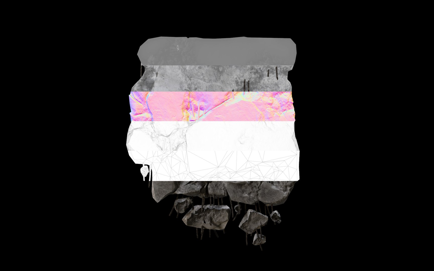 Concrete Debris 06 V2 3D - TurboSquid 1743679