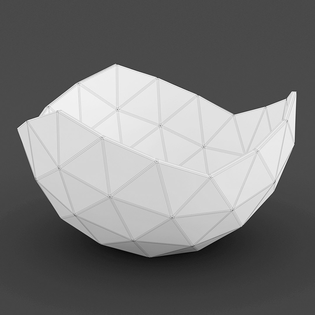 3dsmax Geometric Bowl