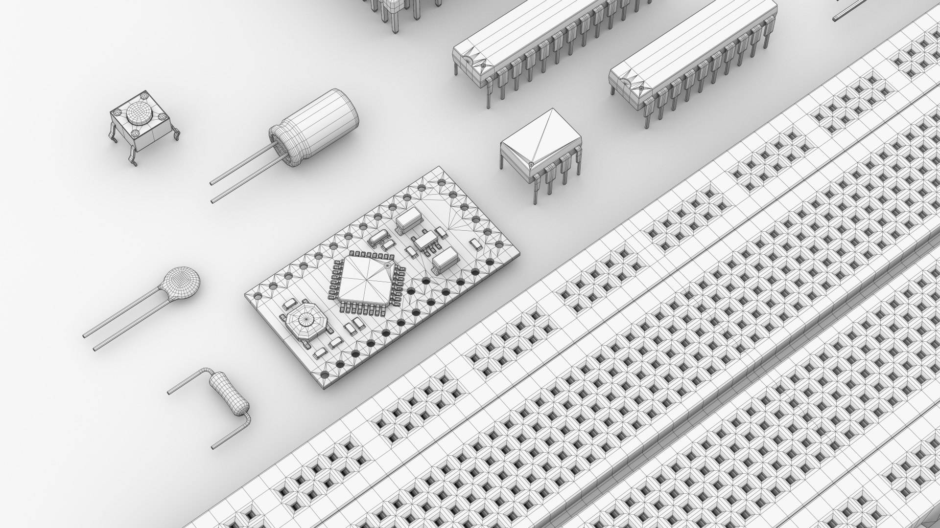 3D Maker Electronic Components Model - TurboSquid 1690793