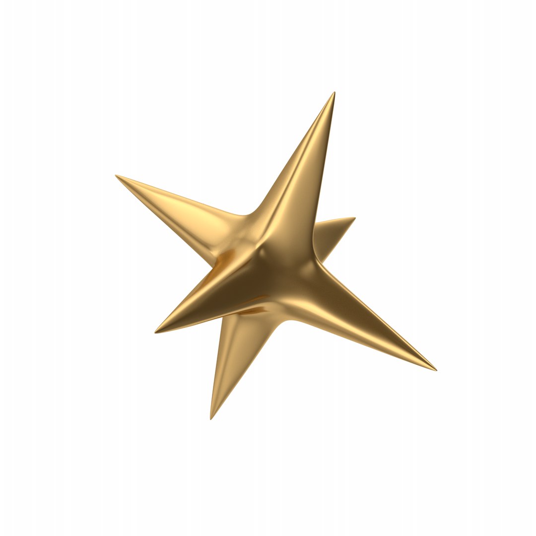 3D Model Gold Sharp Spike - TurboSquid 2247602