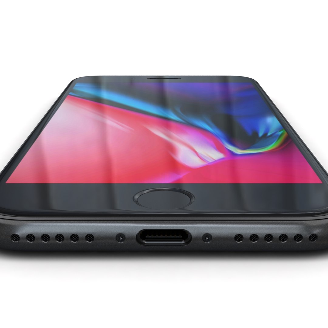 Apple iphone 8 space 3D model - TurboSquid 1216770