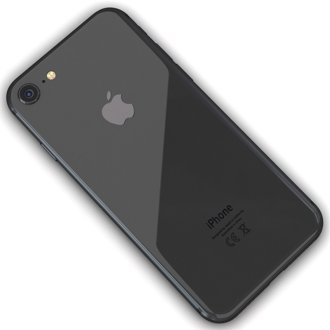 Apple iphone 8 space 3D model - TurboSquid 1216770
