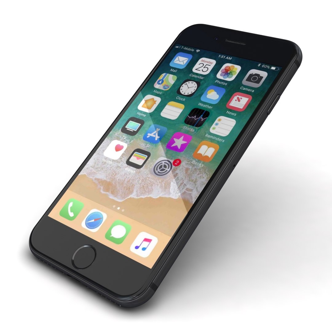 Apple iphone 8 space 3D model - TurboSquid 1216770