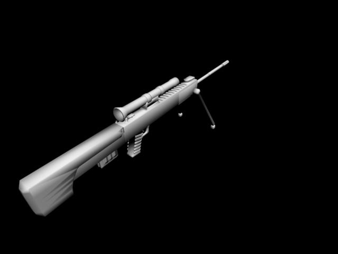 qbu-88: sniper rifle 3d 3ds