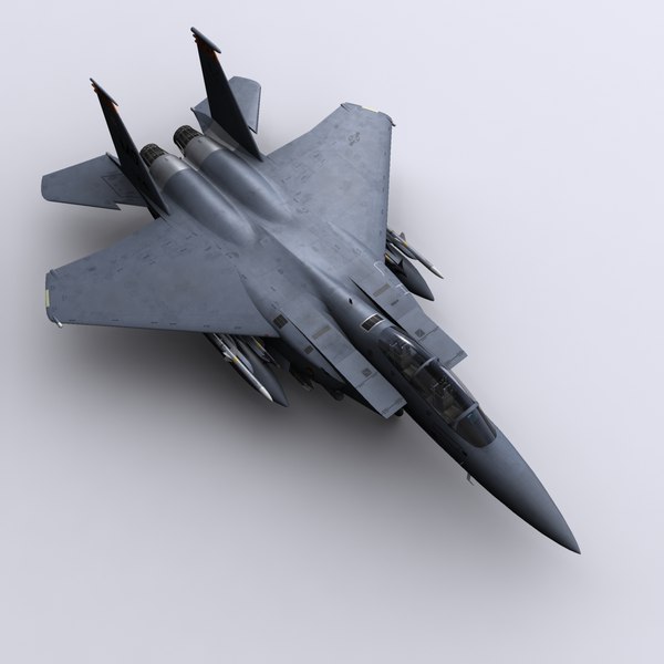 f-15e strike eagle fighter 3d max