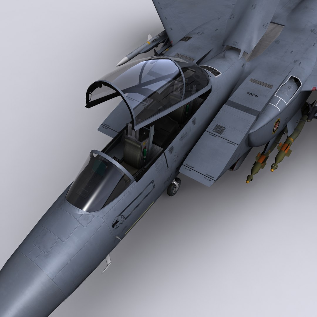 f-15e strike eagle fighter 3d max