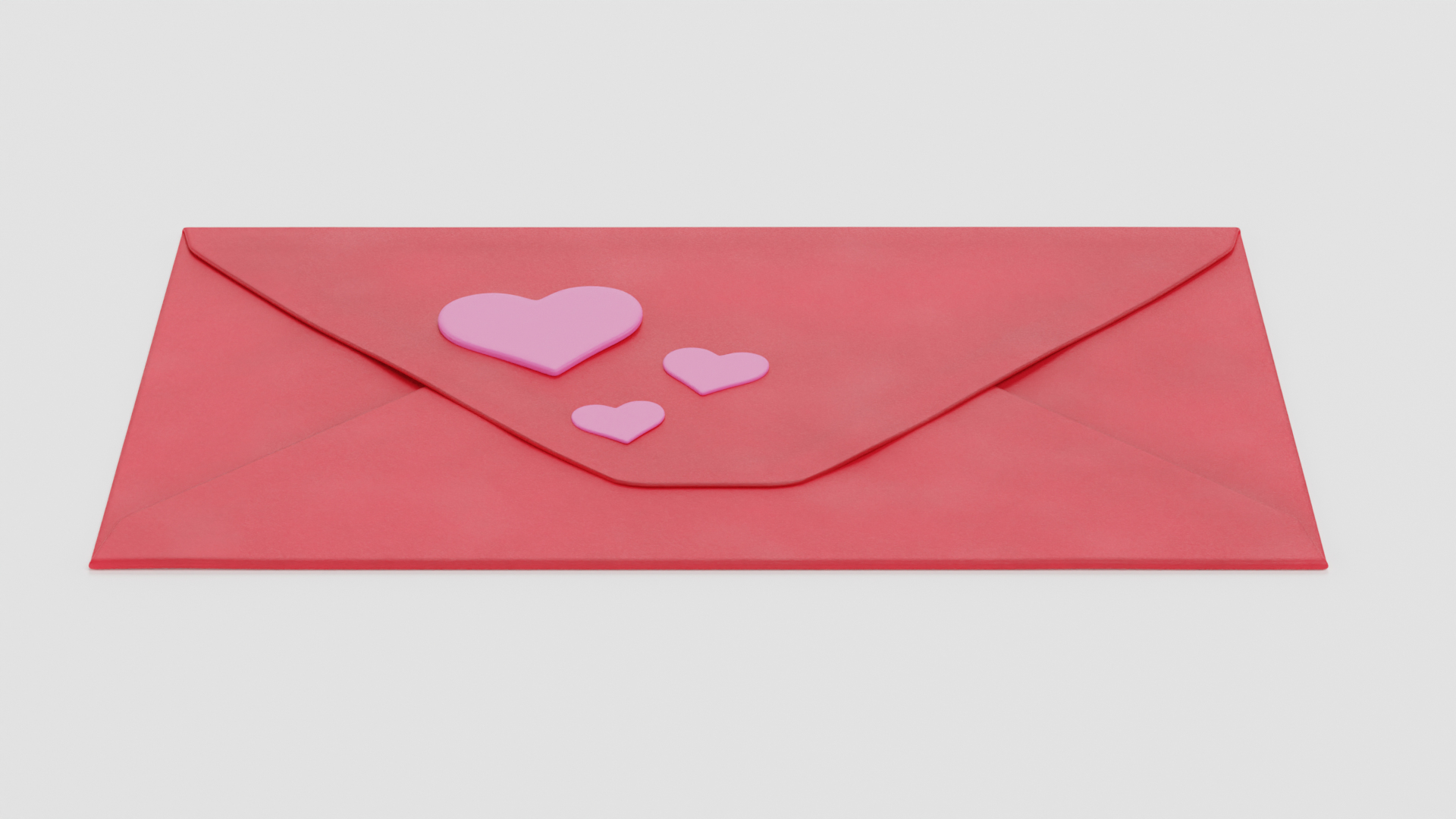 3D Envelope Paper Office Model - TurboSquid 1692296