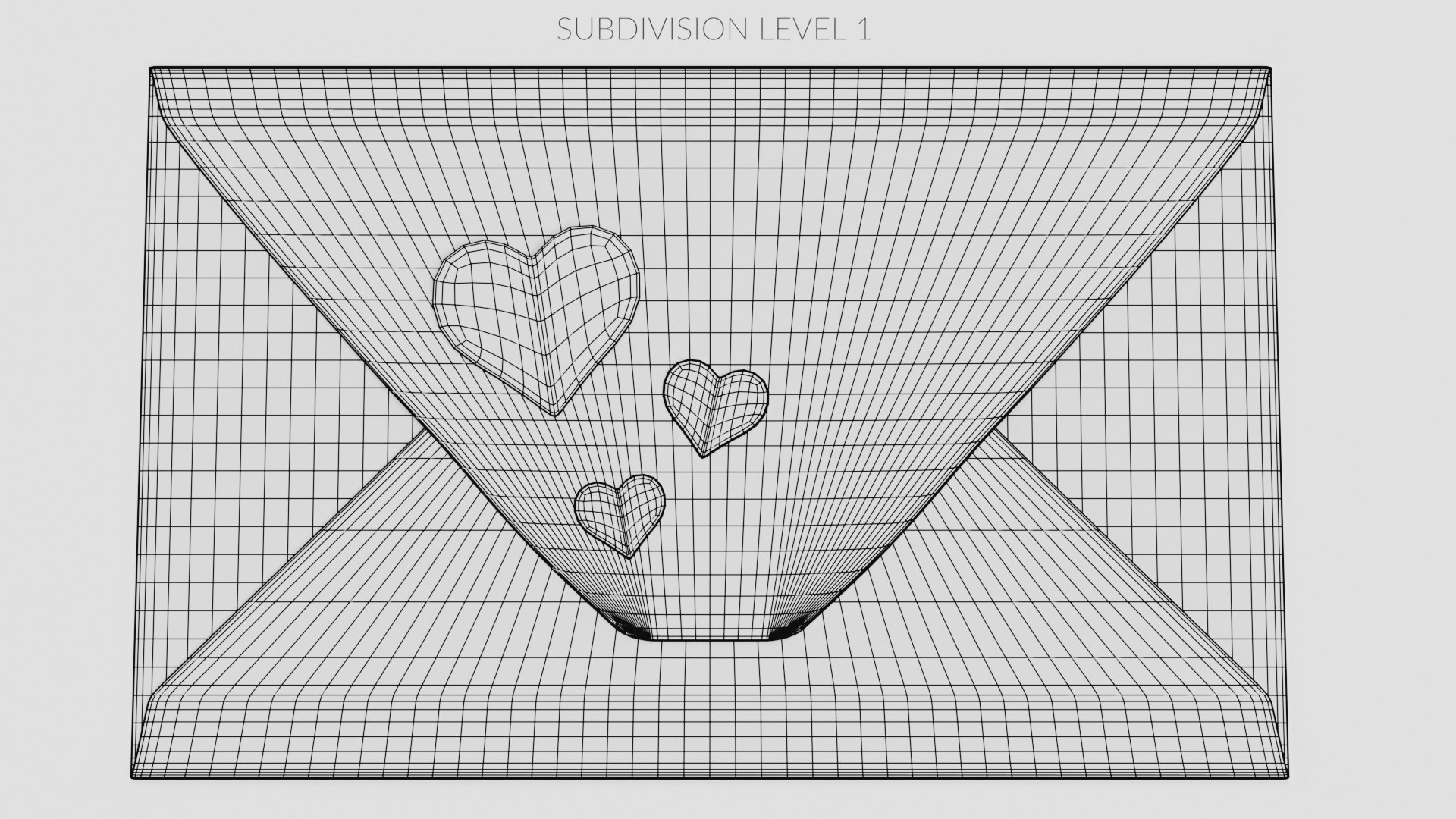 3D Envelope Paper Office Model - TurboSquid 1692296