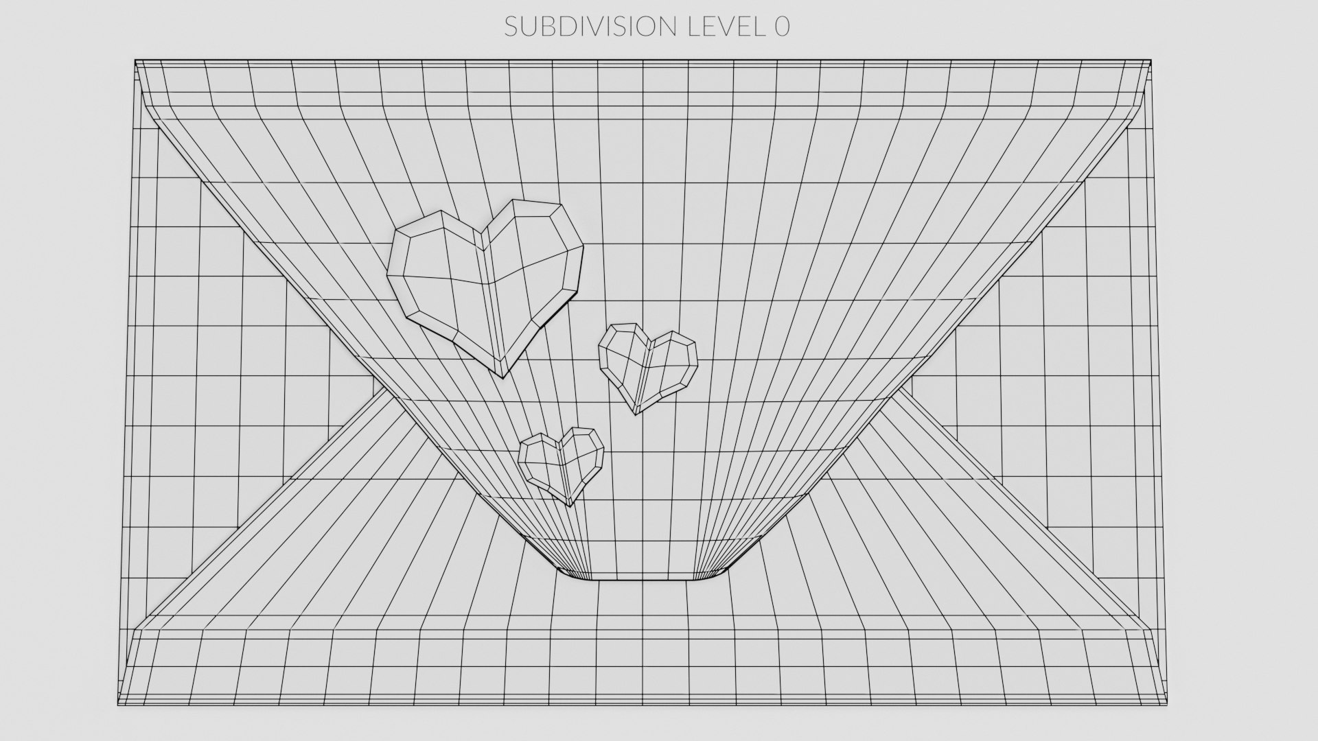 3D Envelope Paper Office Model - TurboSquid 1692296