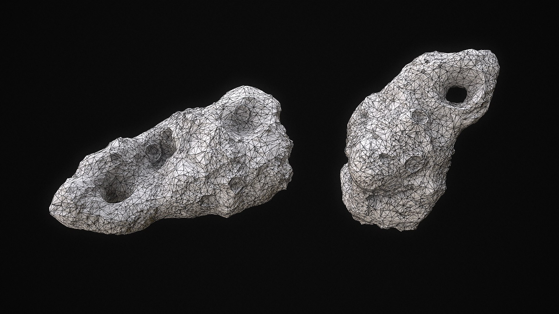 Realistic Asteroid 3 3D Model - TurboSquid 2290229