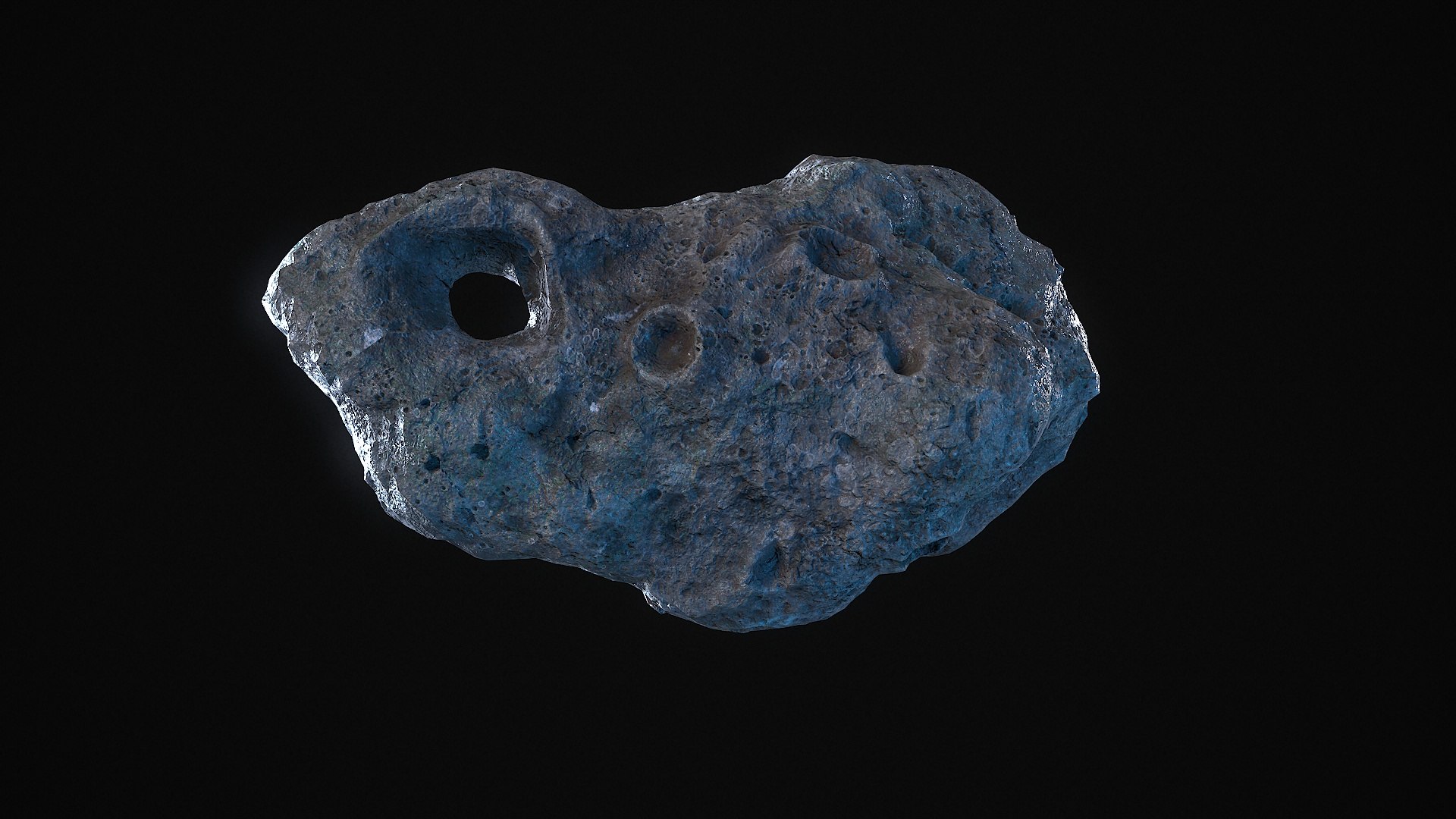 Realistic Asteroid 3 3D Model - TurboSquid 2290229