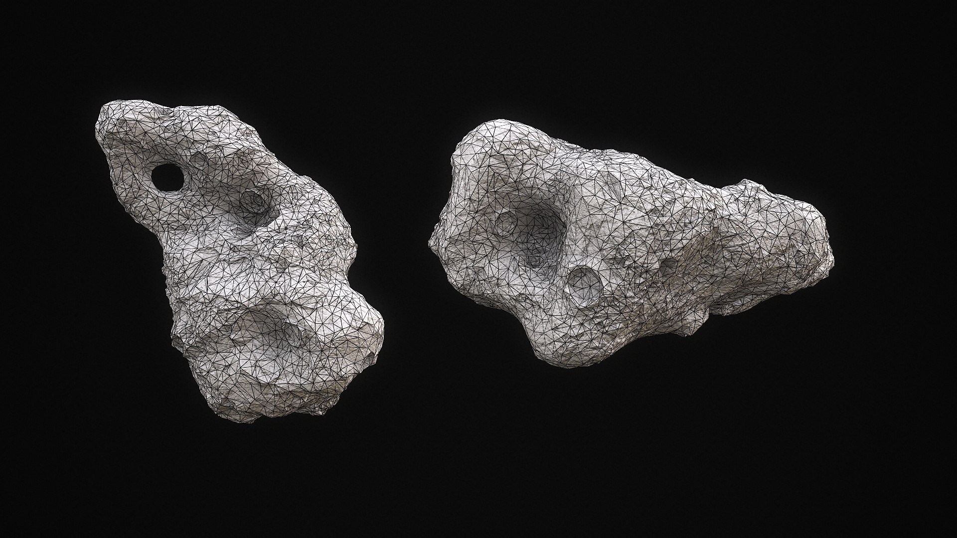 Realistic Asteroid 3 3D Model - TurboSquid 2290229