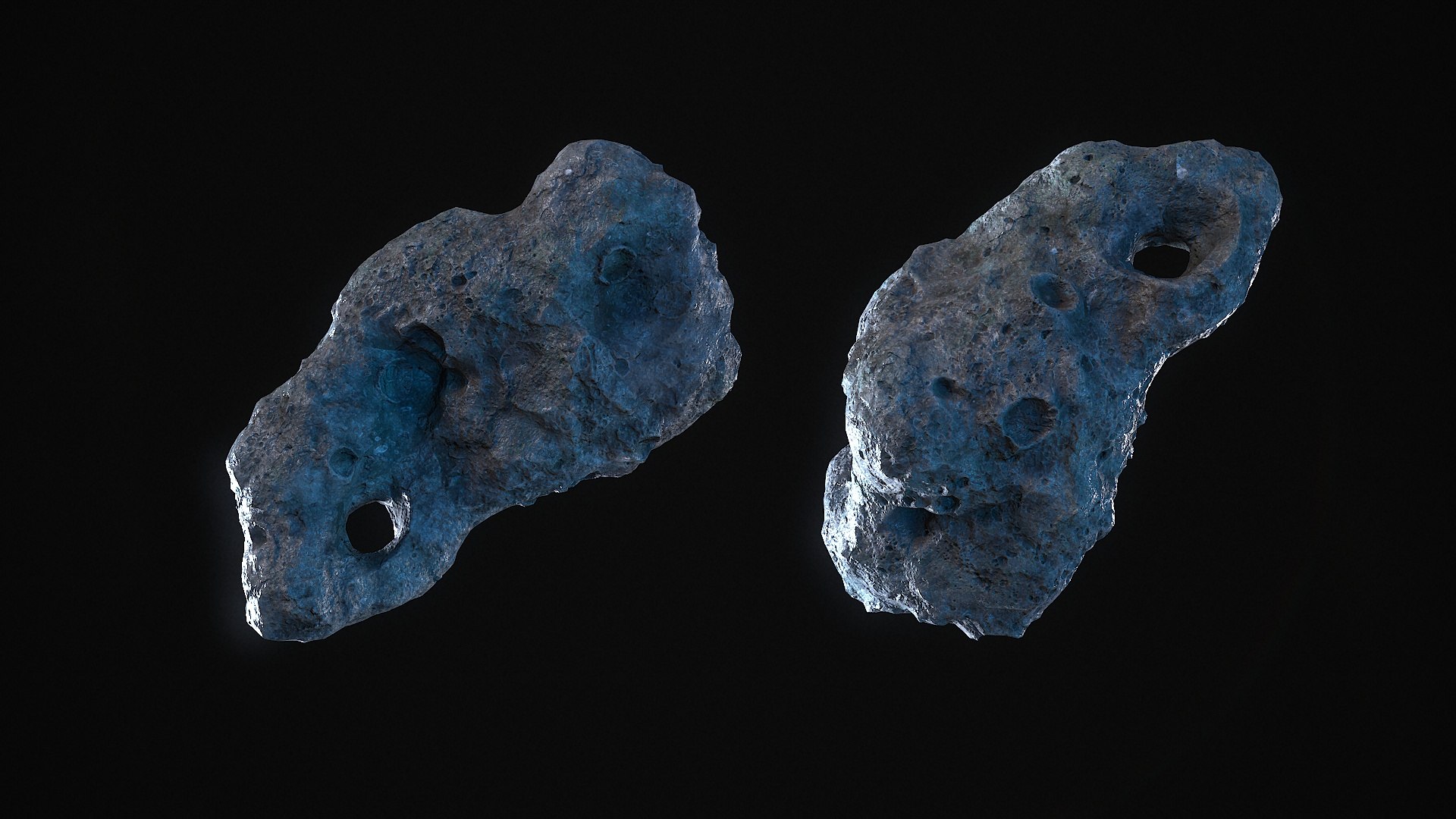 Realistic Asteroid 3 3D Model - TurboSquid 2290229