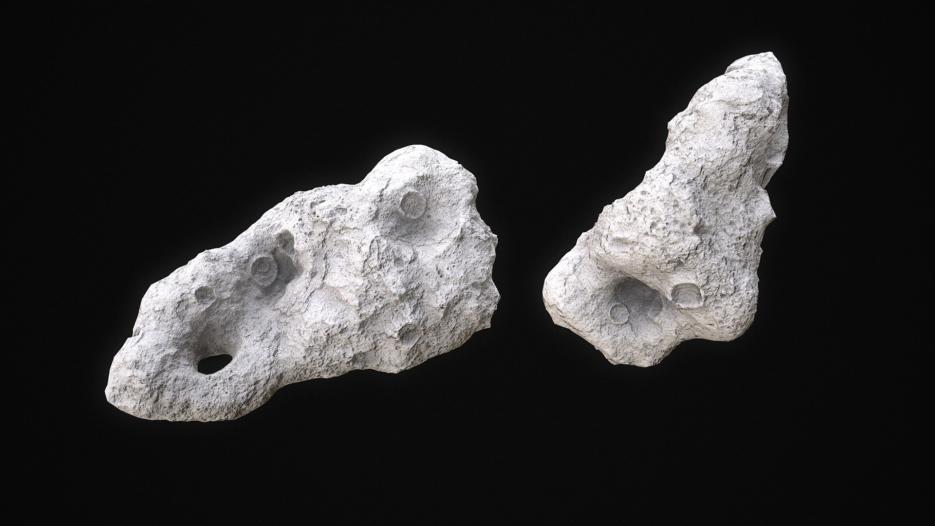 Realistic Asteroid 3 3D Model - TurboSquid 2290229