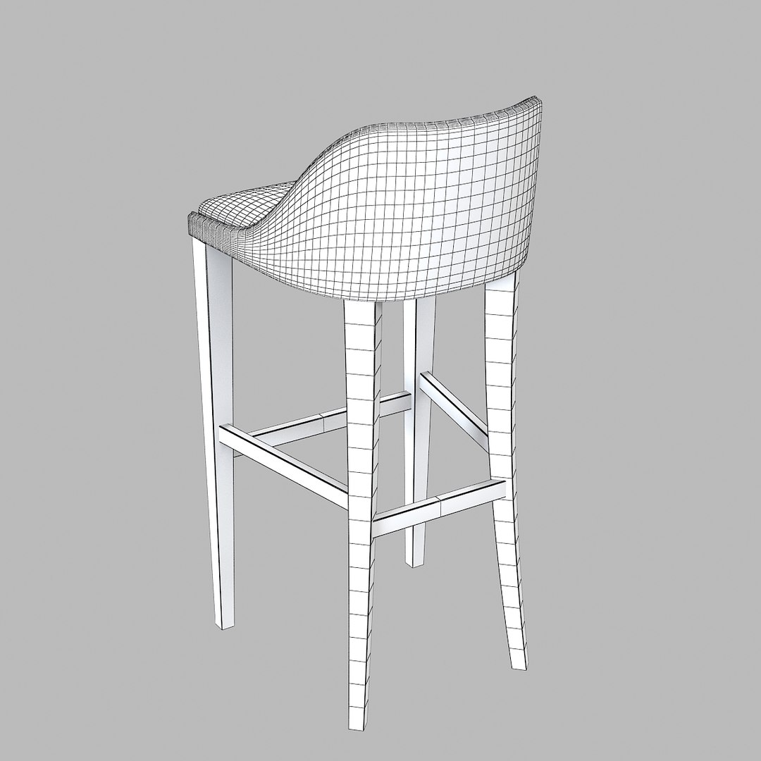 bar chair 3d model