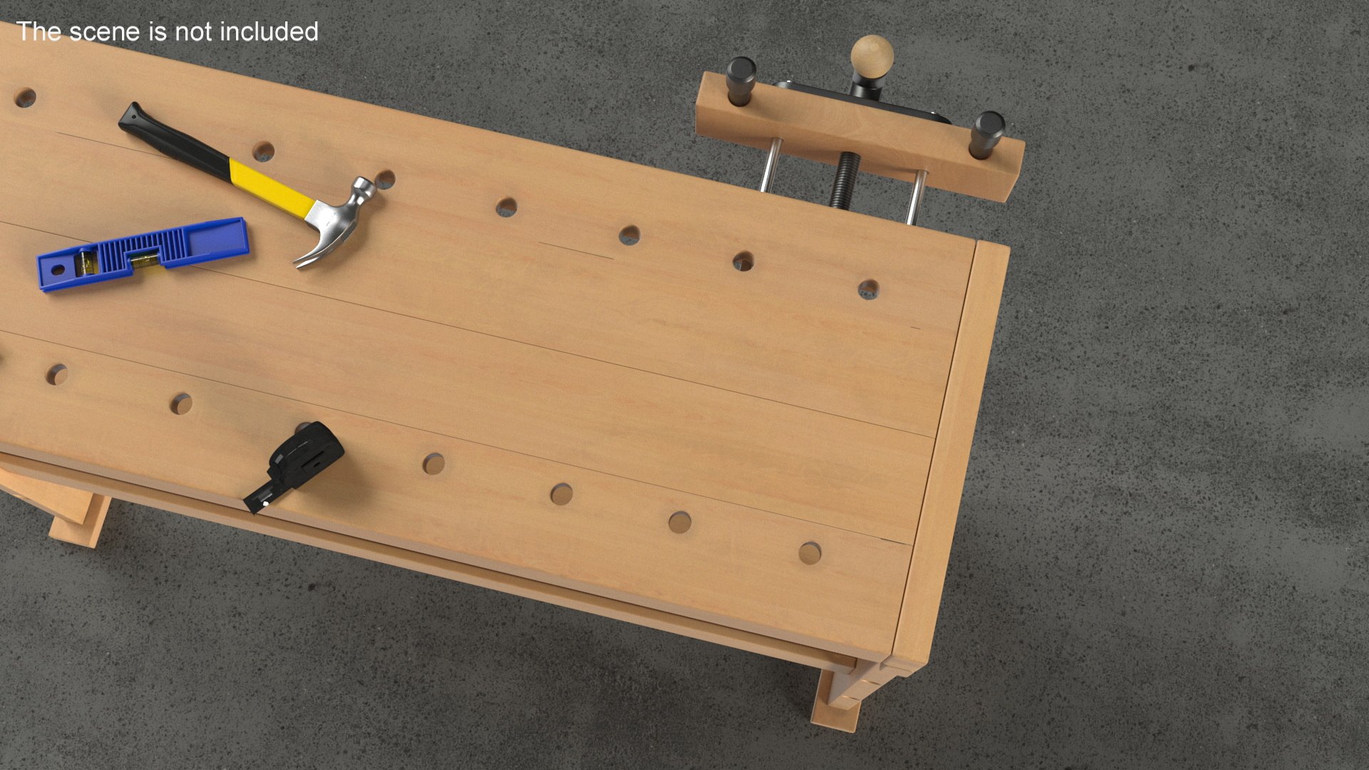 Carpentry Workbench Model - TurboSquid 2268605