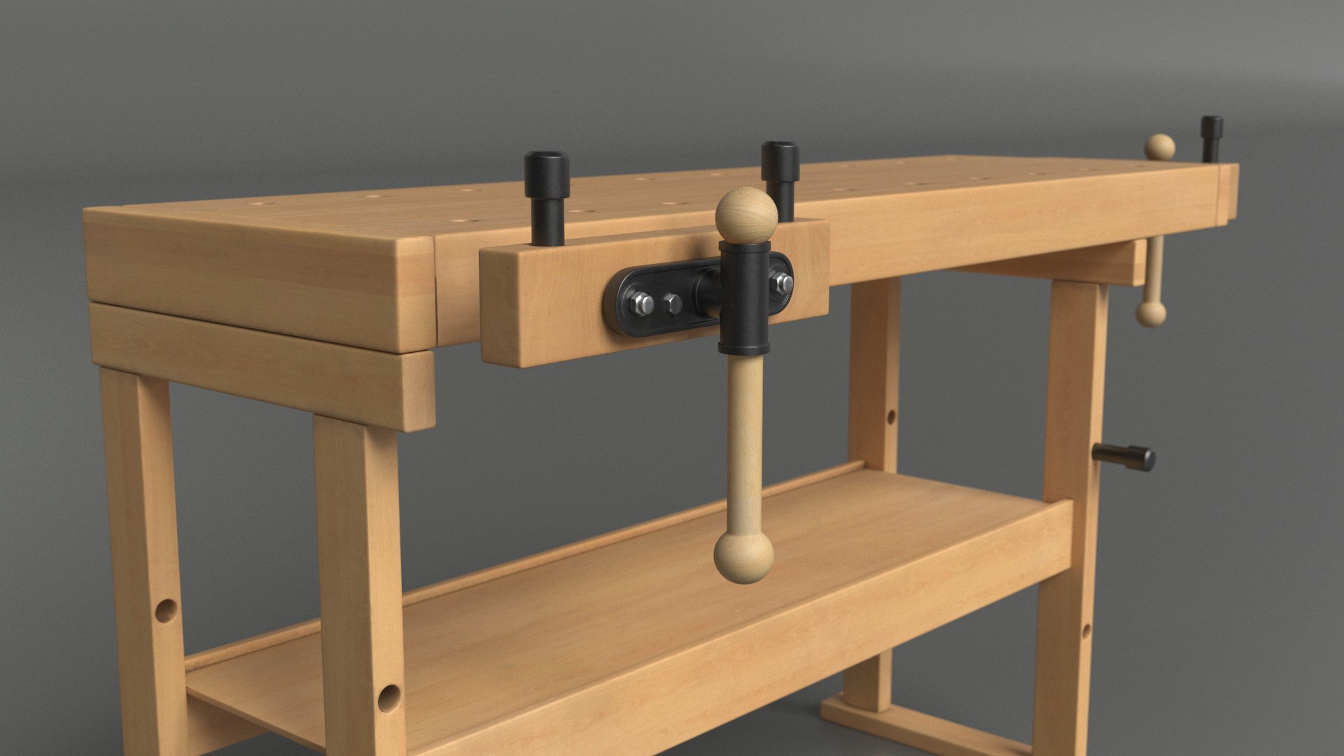 Carpentry Workbench Model - TurboSquid 2268605