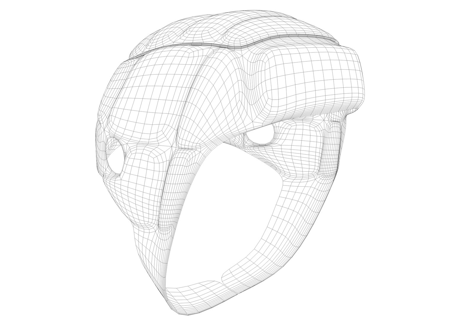 3d Rugby Scrum Cap Model