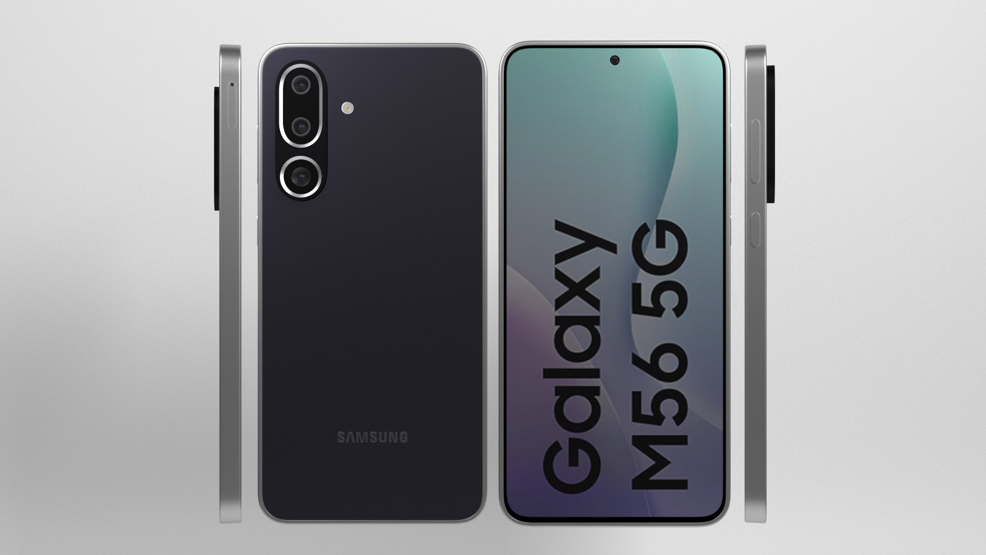 3D Samsung Galaxy M56 Black Model - TurboSquid 2400964