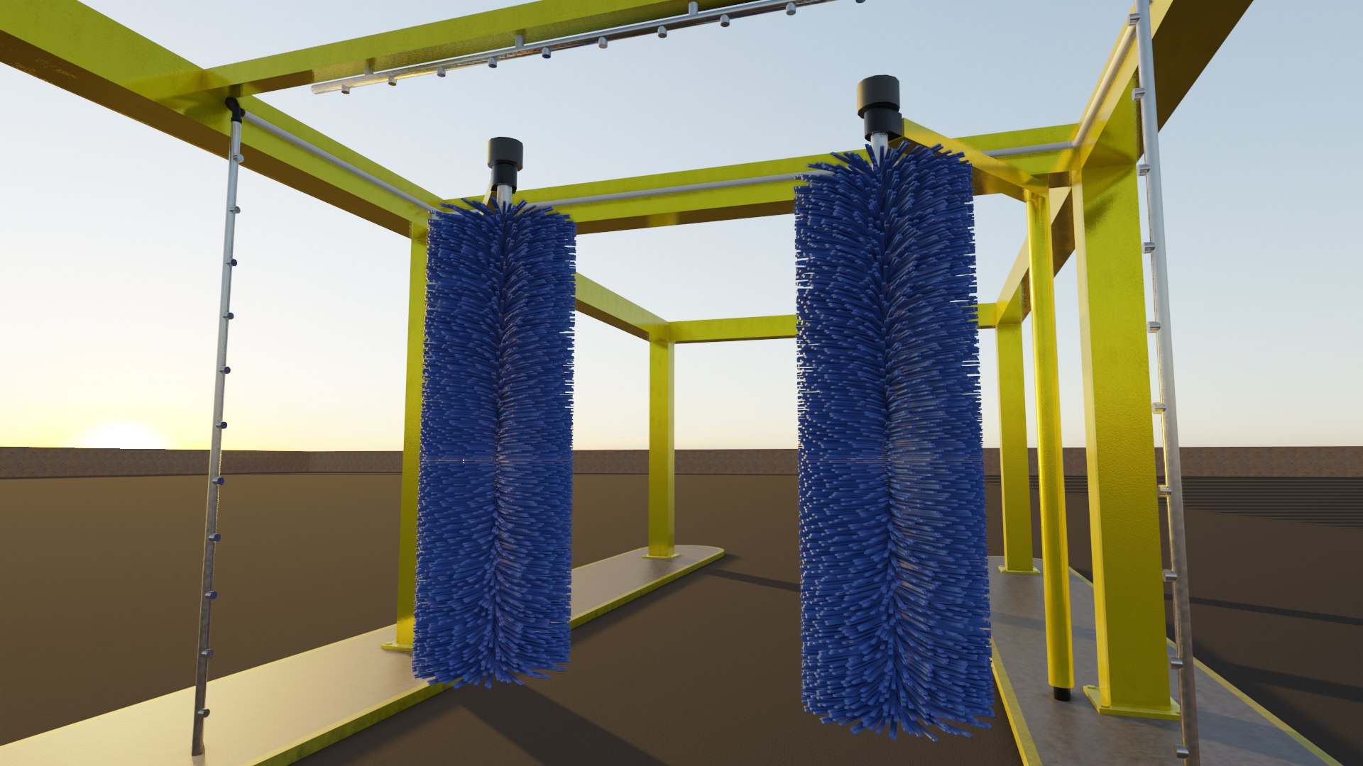 3D Car Wash - TurboSquid 1765598