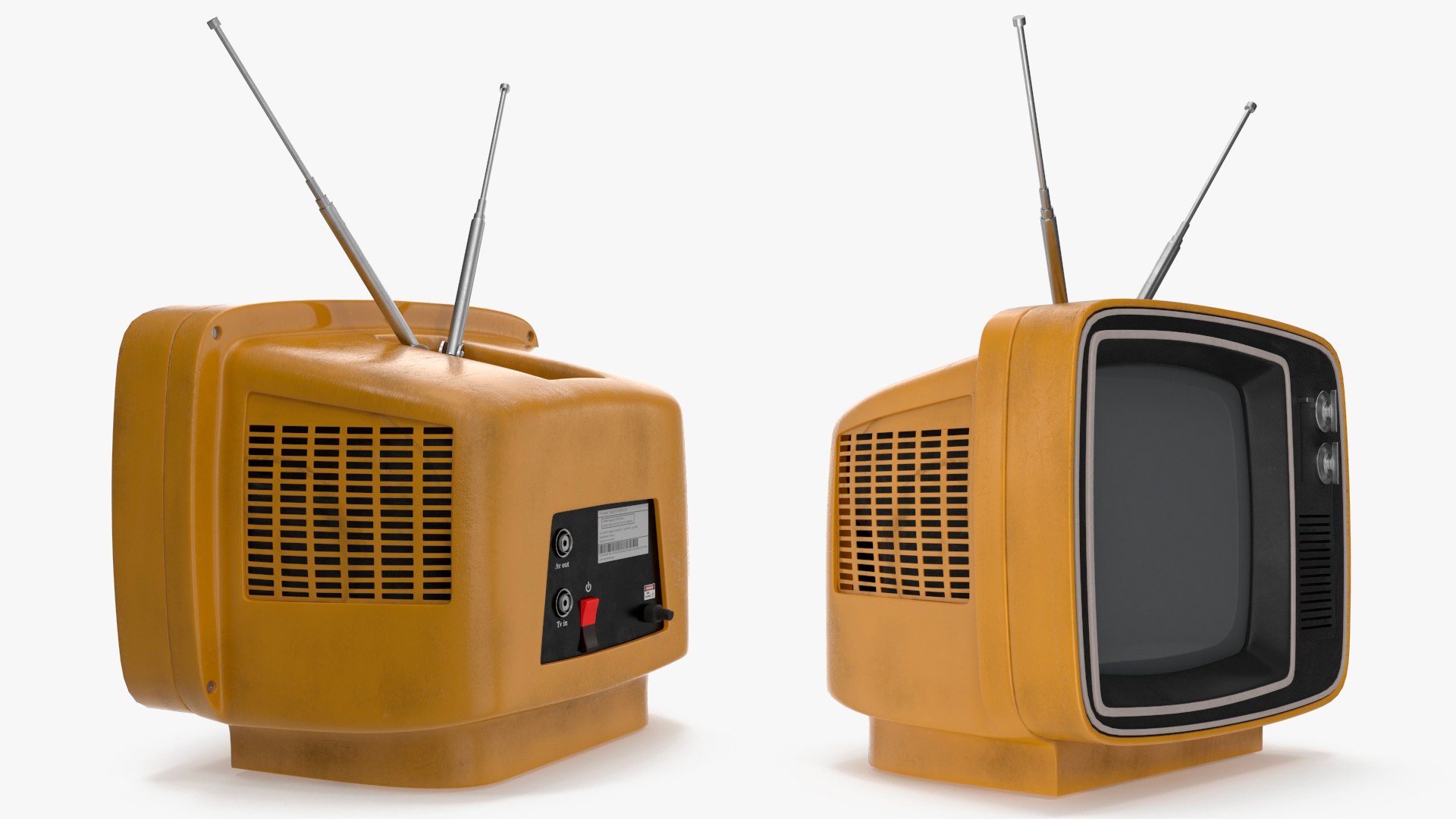 Retro Vintage TV 3D Model - TurboSquid 2167638
