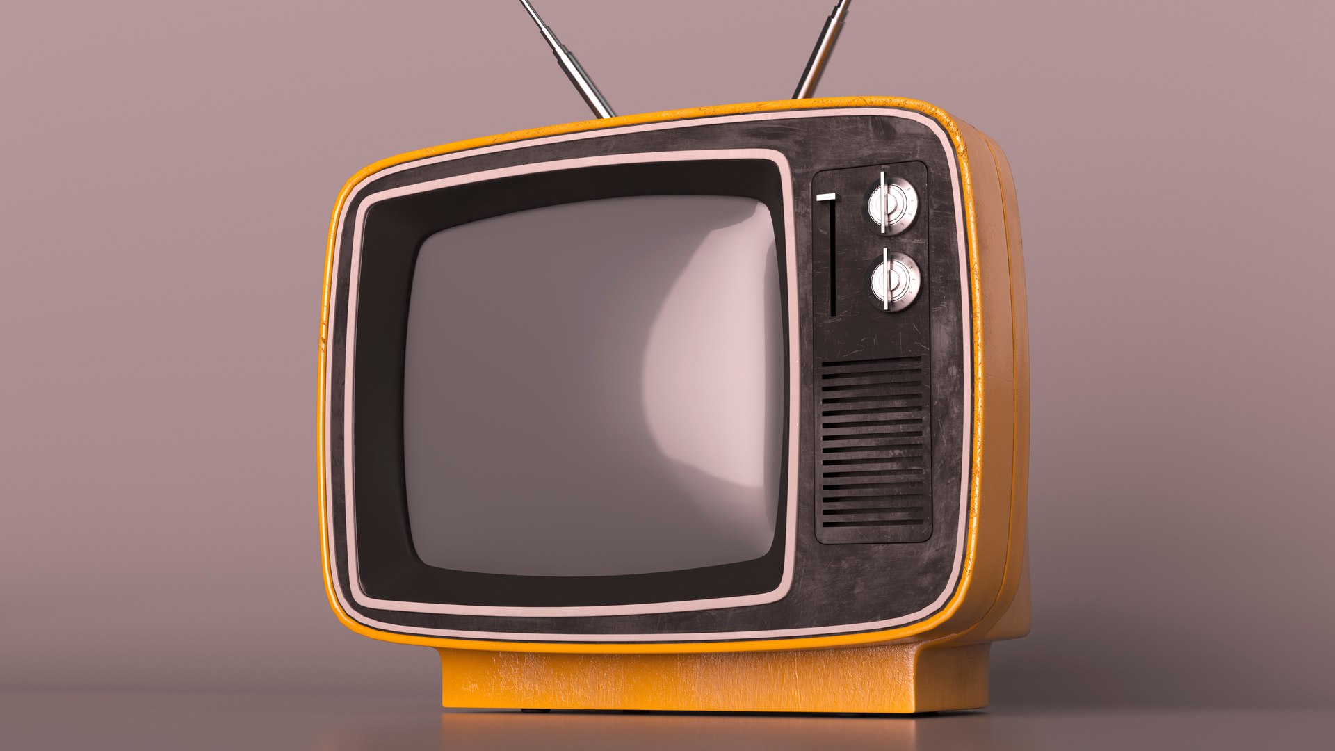 Retro Vintage TV 3D Model - TurboSquid 2167638