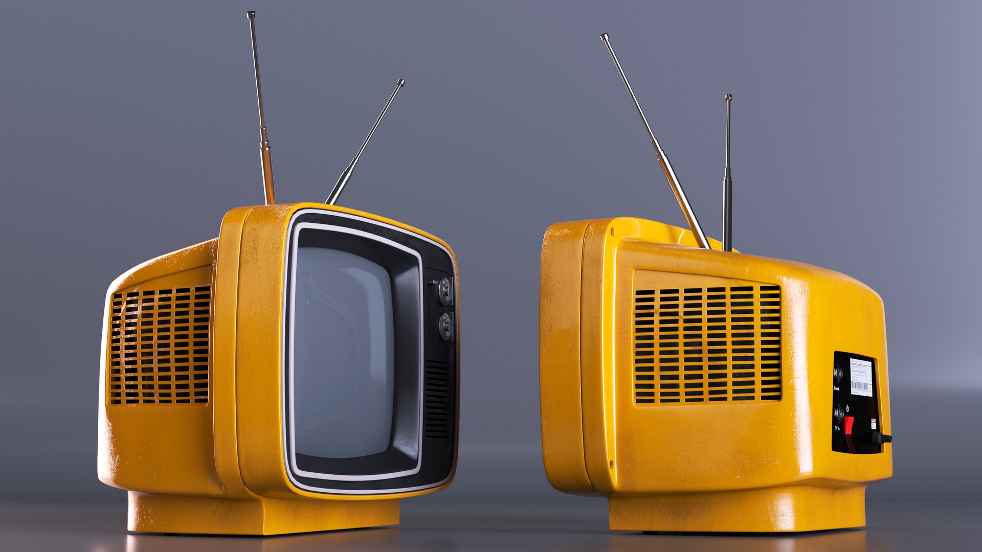 Retro Vintage TV 3D Model - TurboSquid 2167638