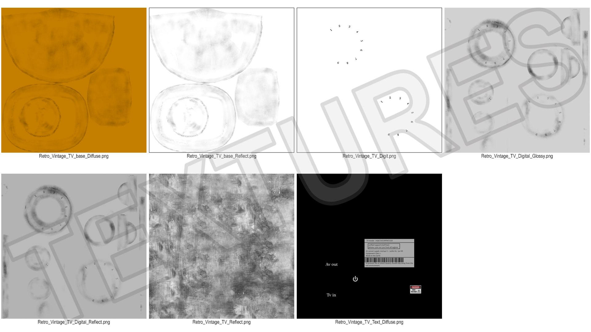 Retro Vintage TV 3D Model - TurboSquid 2167638