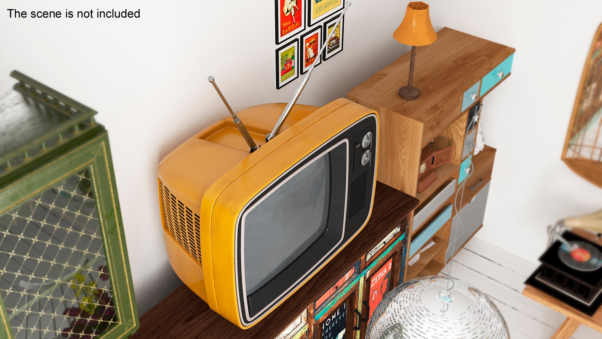 Retro Vintage TV 3D Model - TurboSquid 2167638