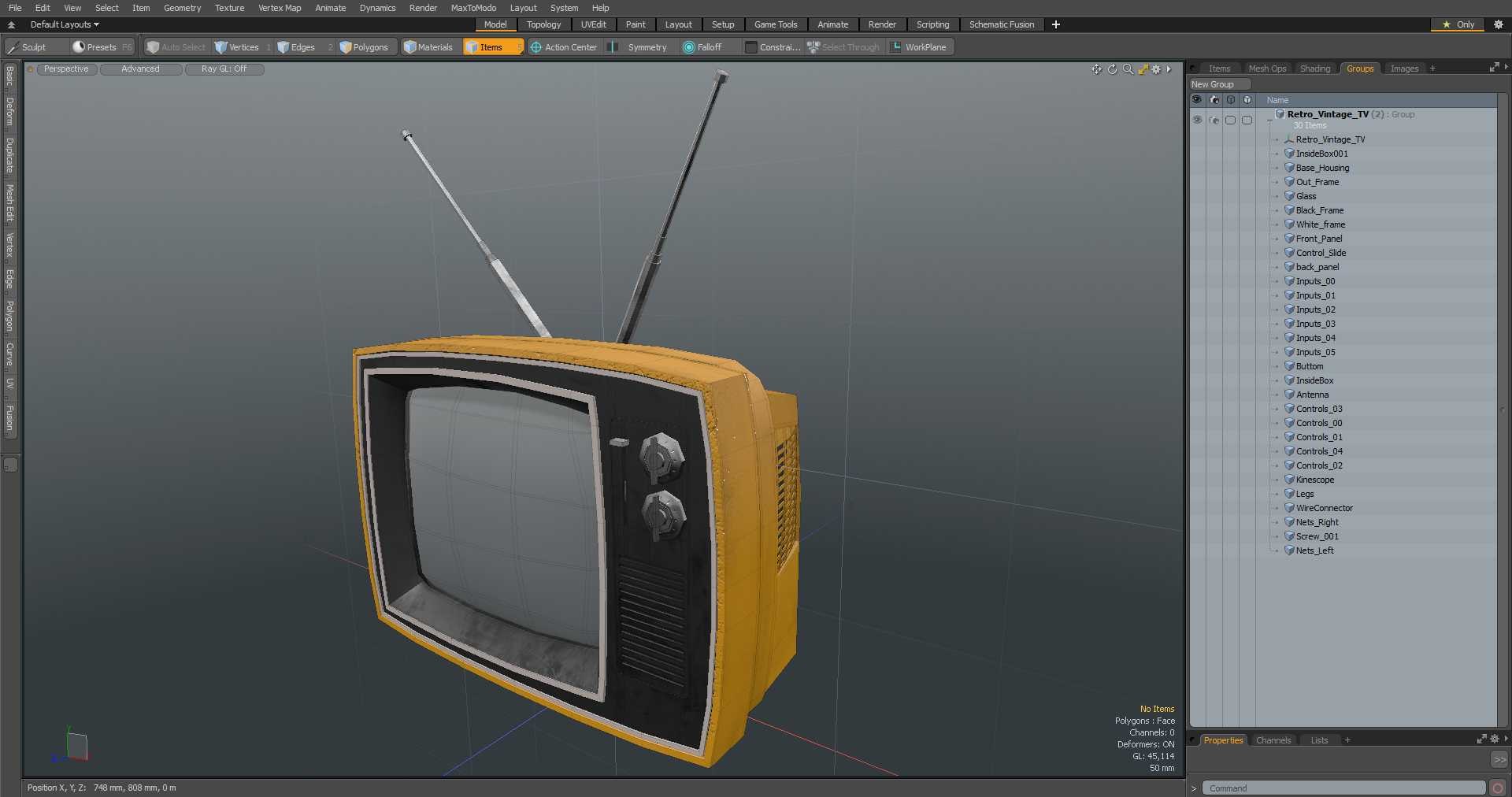 Retro Vintage TV 3D Model - TurboSquid 2167638