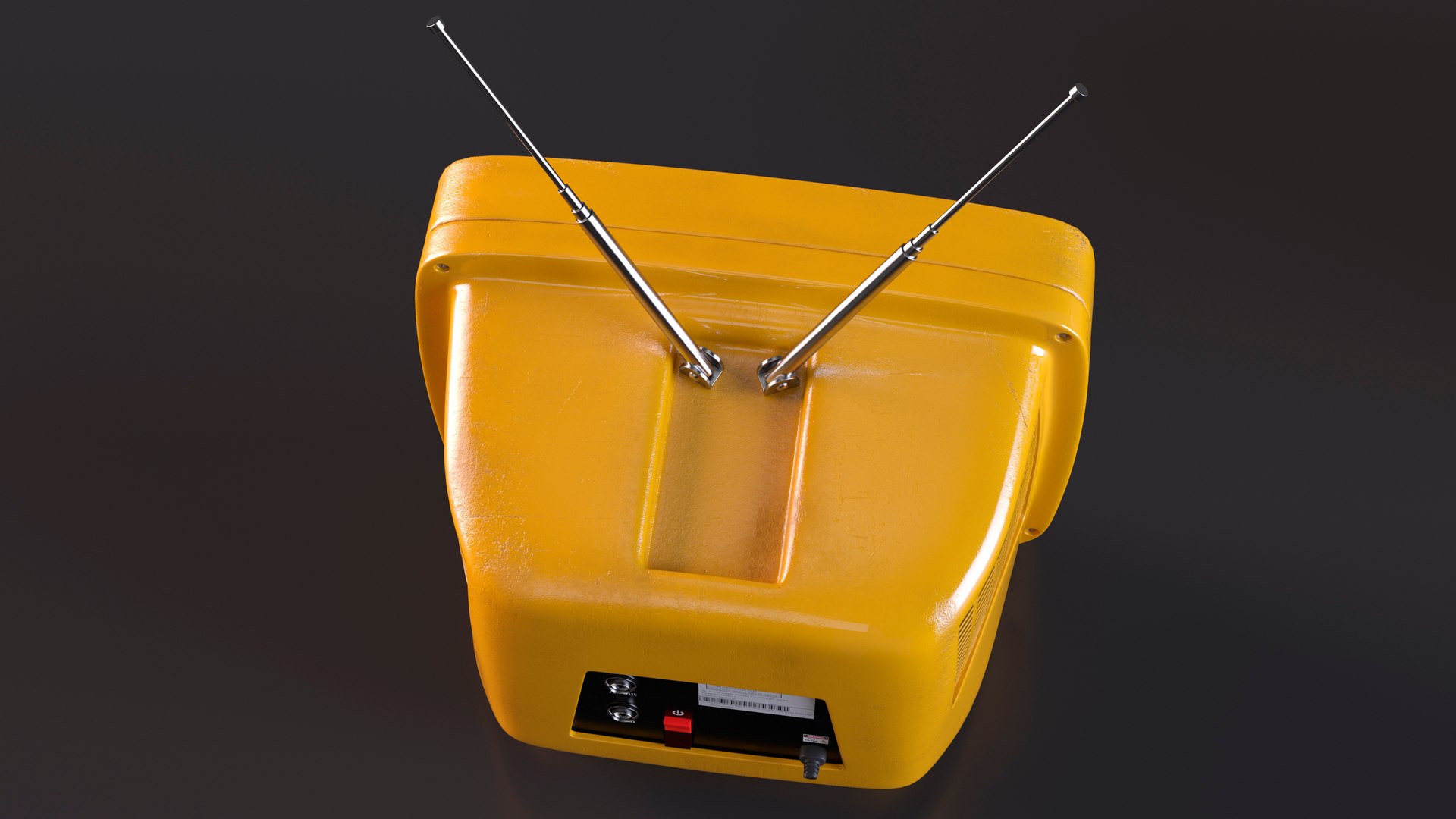 Retro Vintage TV 3D model - TurboSquid 2167638