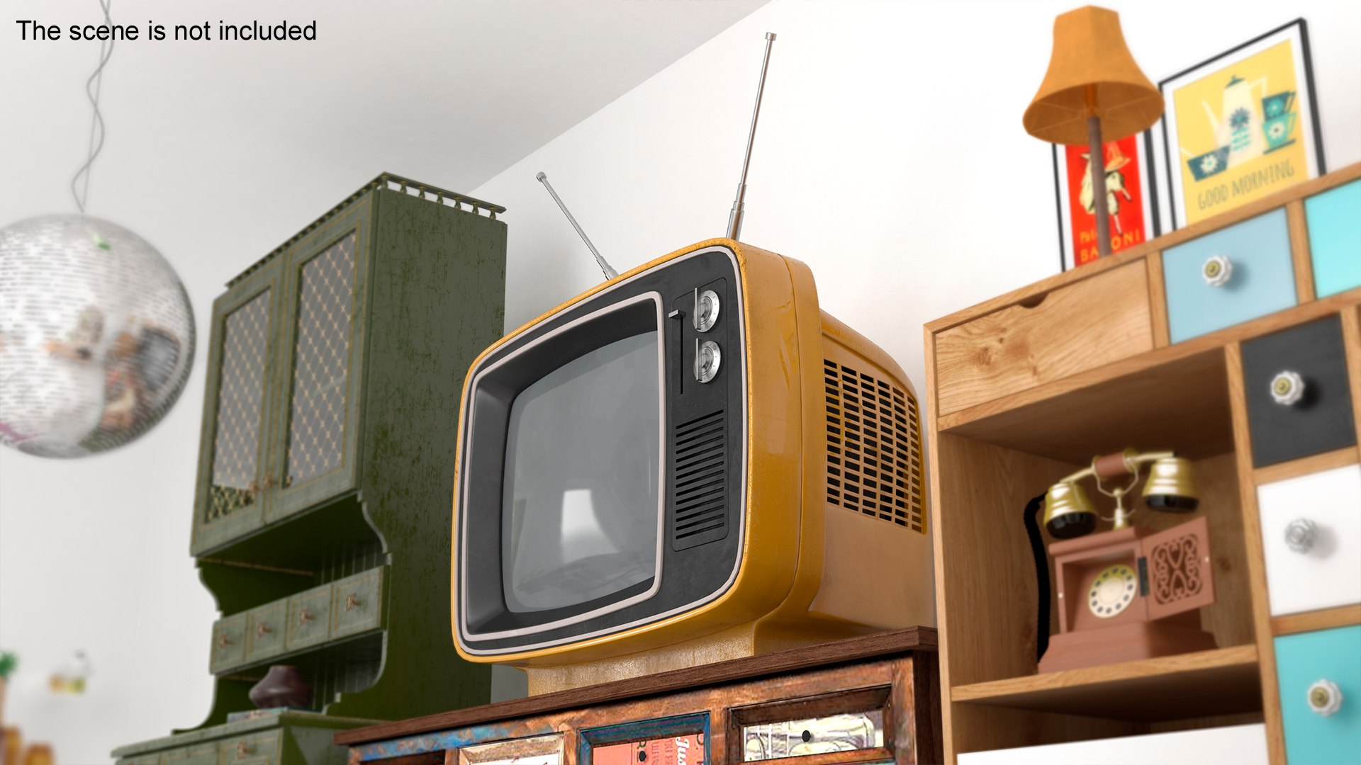 Retro Vintage TV 3D Model - TurboSquid 2167638