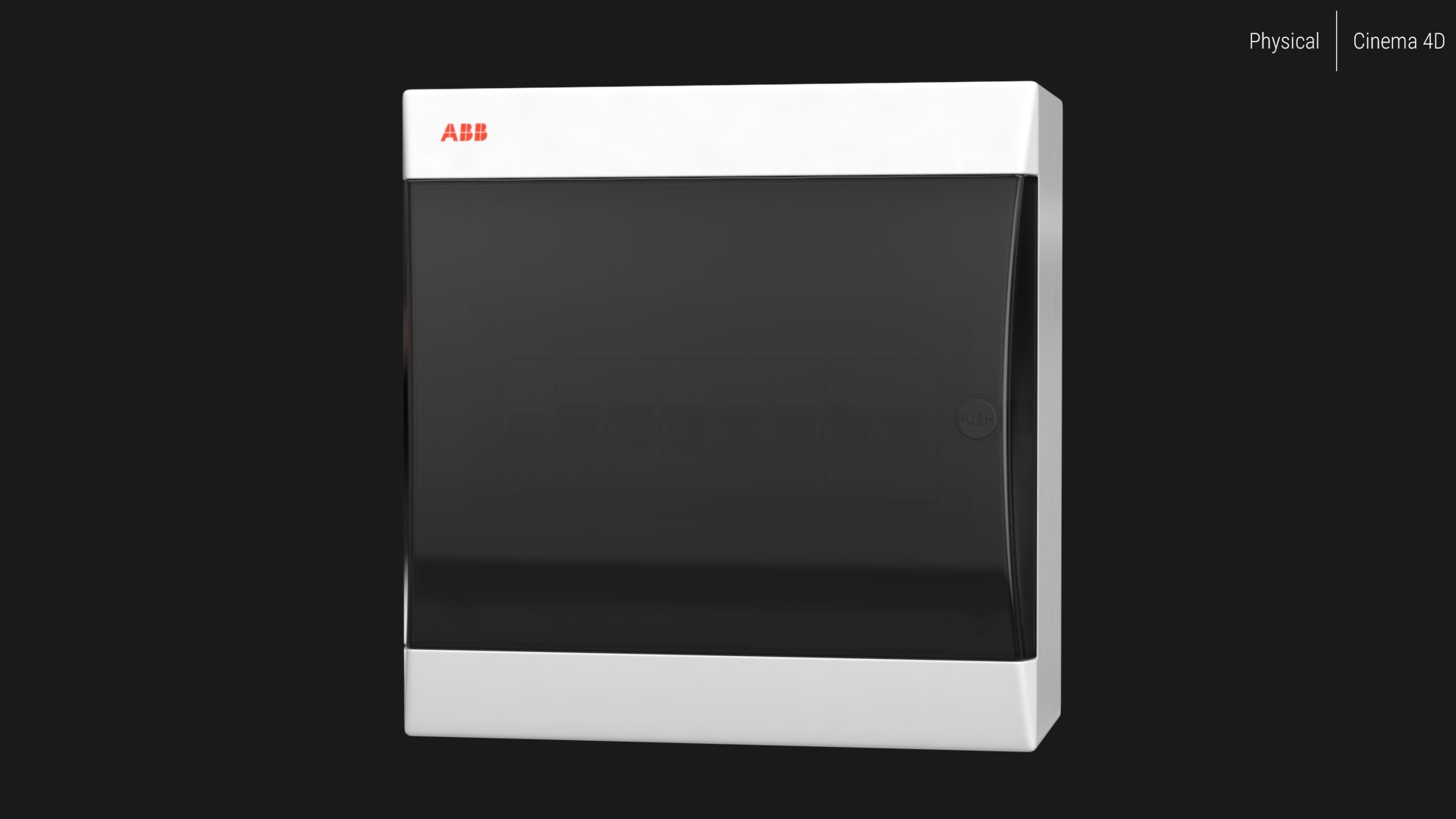 Electrical Panel ABB Unibox IP40 8M Model - TurboSquid 2020580