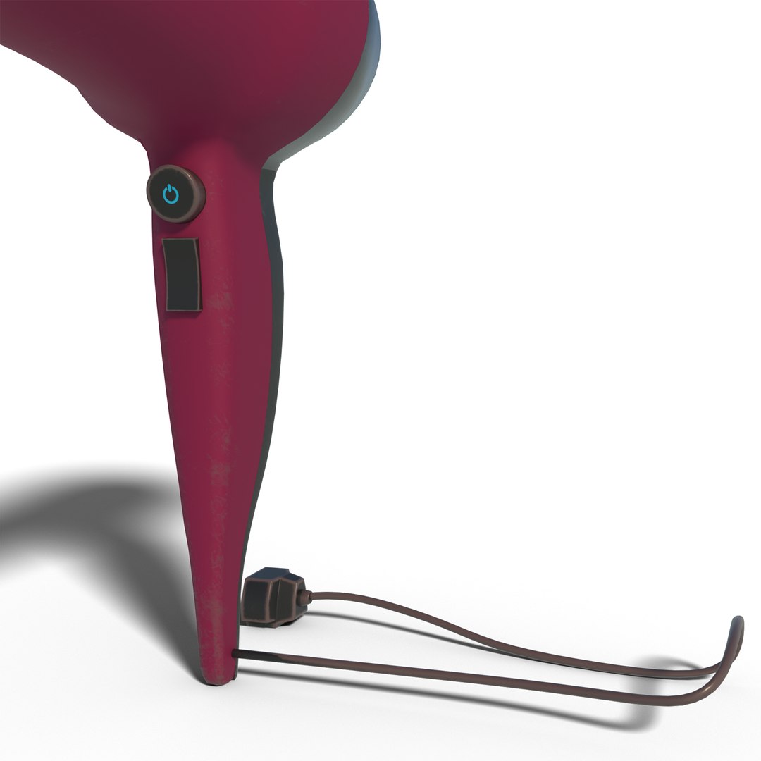 3D Hair Dryer Model - TurboSquid 2081337