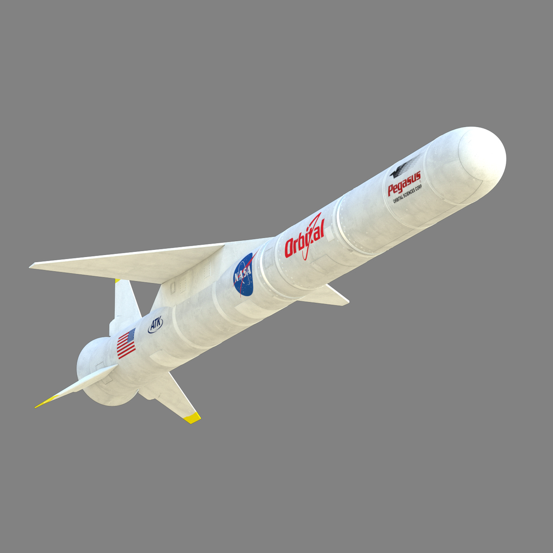 pegasus rocket x 3d model