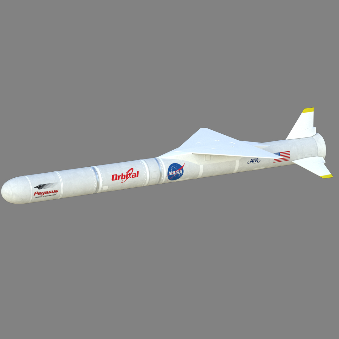 pegasus rocket x 3d model